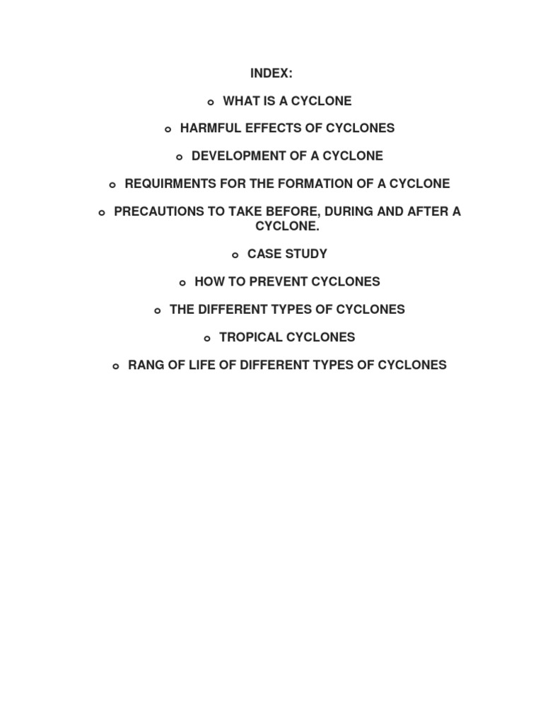 Cyclones | PDF | Tropical Cyclones | Cyclone