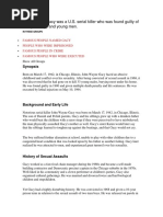 John Wayne Gacy: A Case Study Analysis | PDF | Serial Killer | Crimes