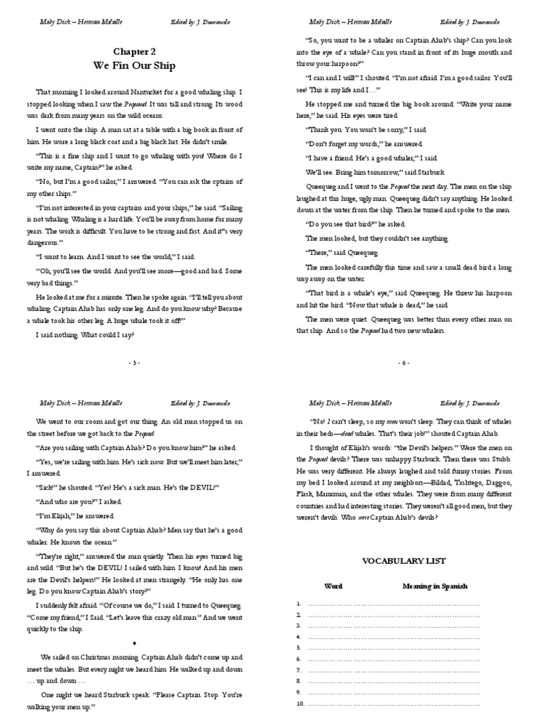 Moby Dick - Chapter 2 | Moby Dick