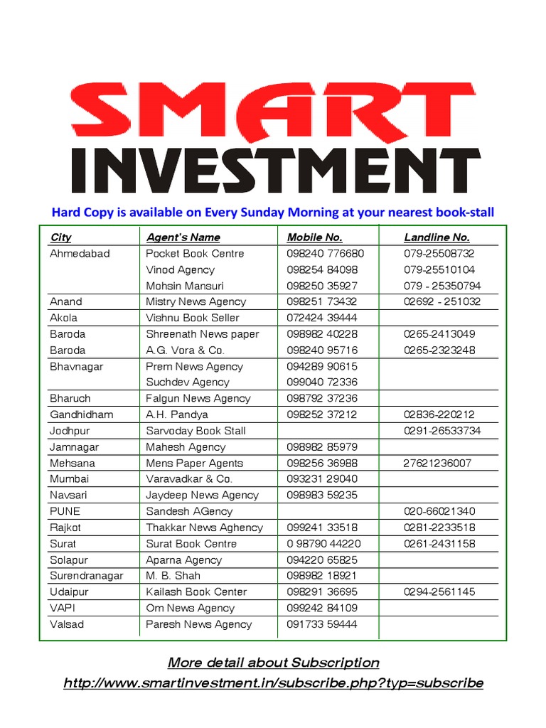 Smart Investment | PDF | Market Trend | Stocks