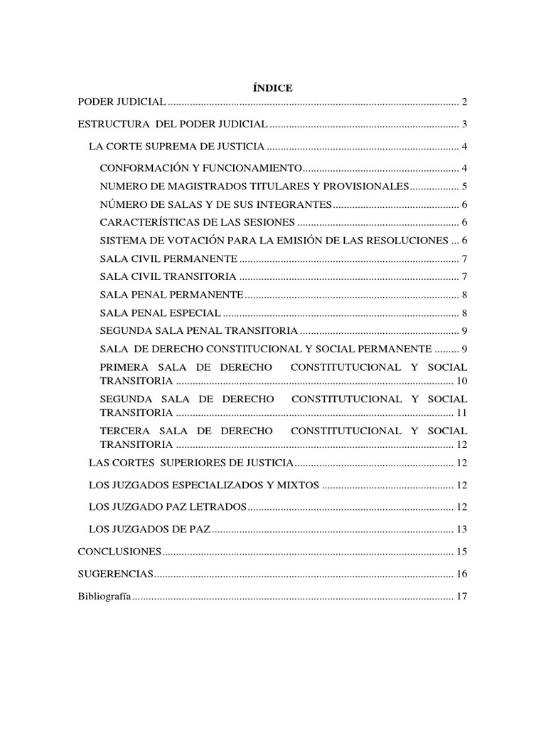 Estructura Del Poder Judicial | PDF | Jurisdicción | Juez