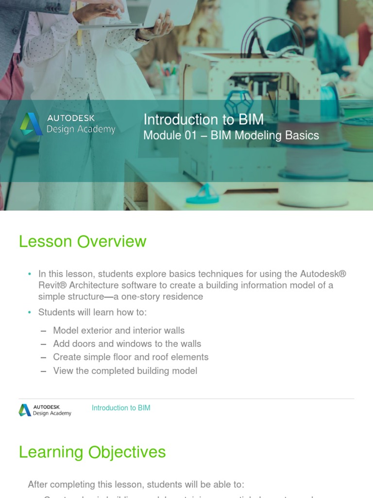 Module01 BIM Modeling Basics Lecture | PDF | Building Information ...