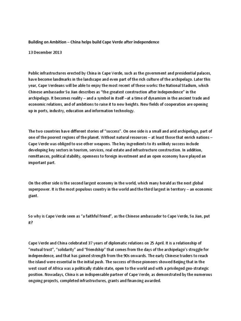 Building On Ambition | PDF | China | World Politics