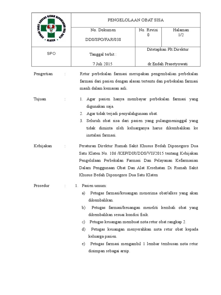Retur Obat 38 | PDF | Pengembangan Diri | Kesehatan Holistik
