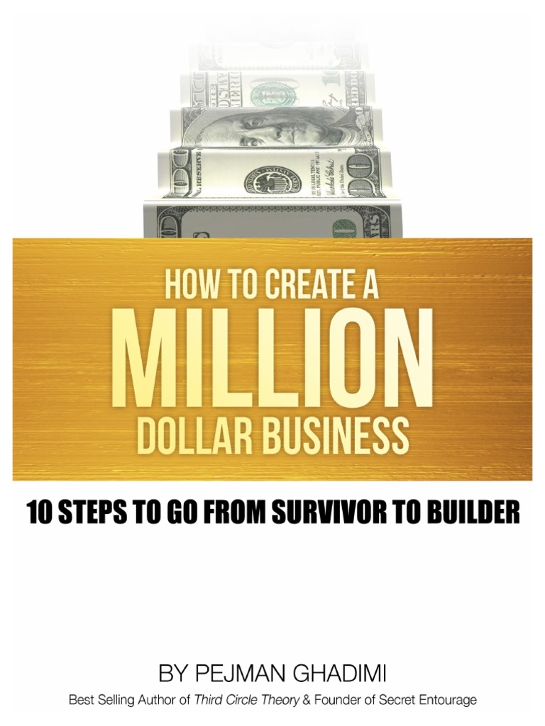 How To Create A Million Dollar Business | PDF | Sales | Mindset