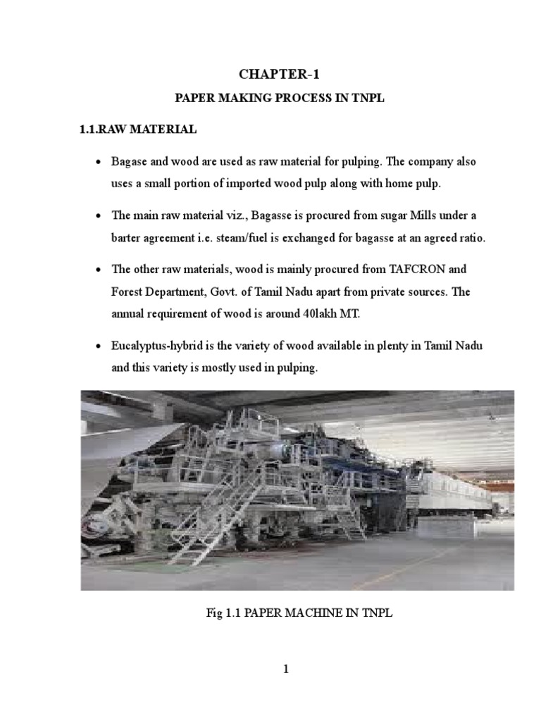 TNPL Paper Manufacturing Overview | PDF | Boiler | Gases