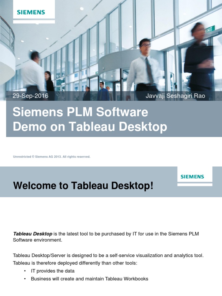 Demo On Tableau Desktop | PDF | Desktop Virtualization | System Software