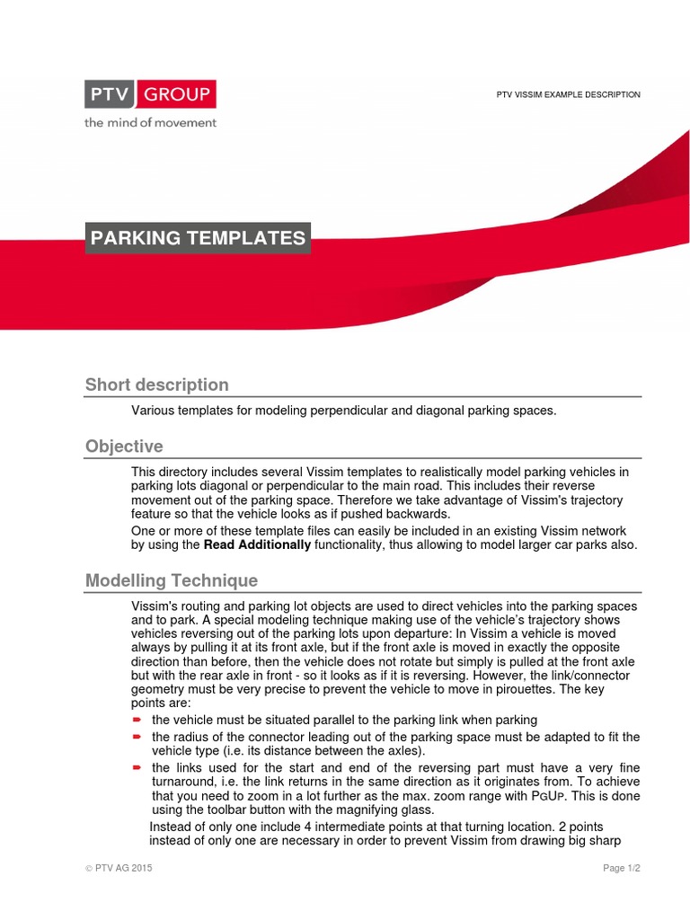 Parking Templates ENG | PDF | Axle | Vehicles