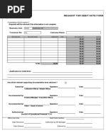 Bad Debt Write Off Form Sundry | PDF | Computing | Business