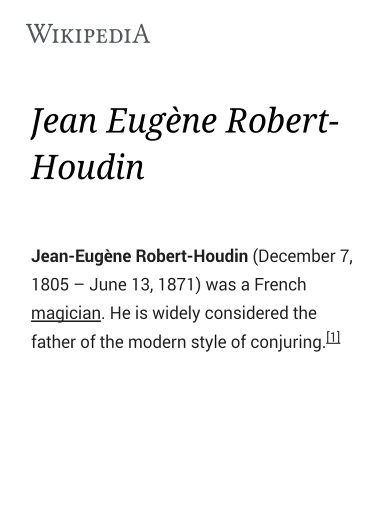 The Father of Modern Magic: Tracing the Illustrious Career of Jean ...