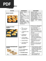 Recipe Quantification | PDF | Prices | Percentage