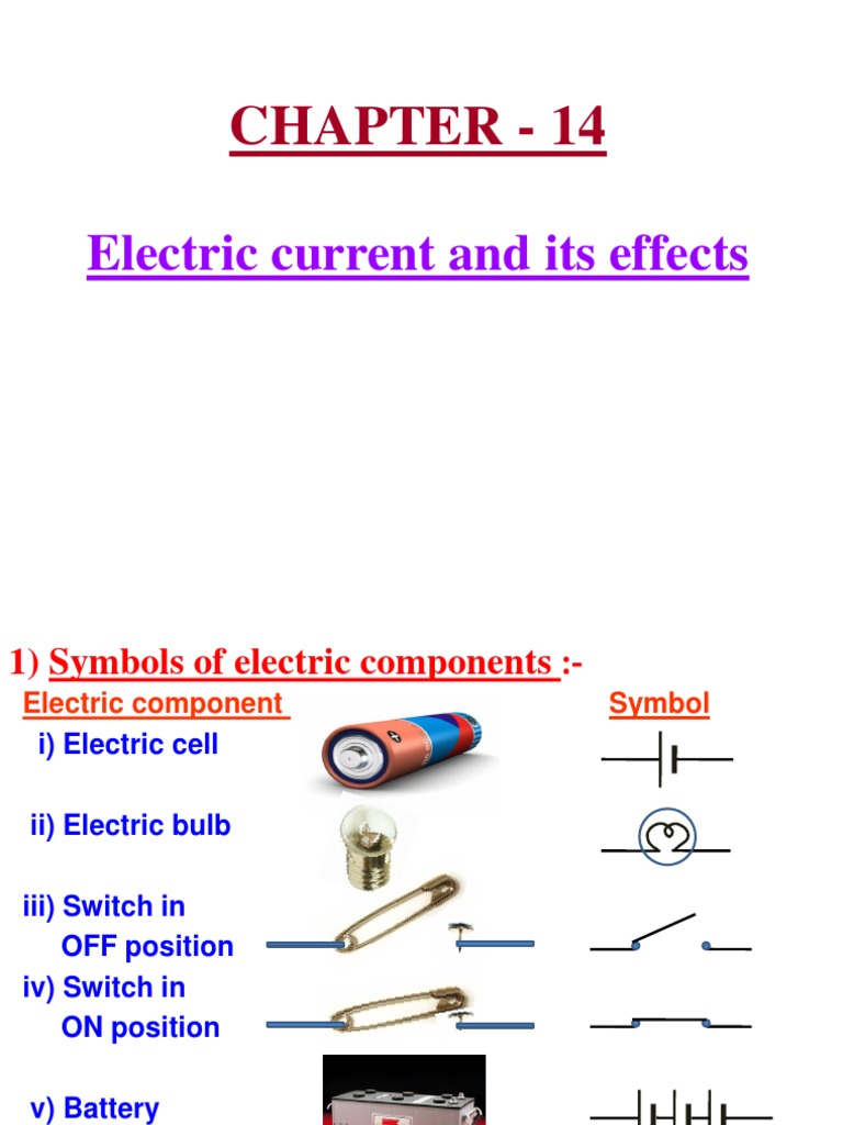 14 Electric Current and Its Effects | PDF | Electricity | Electric Current