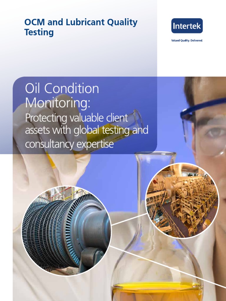 Oil Condition Monitoring Brochure | PDF | Lubricant | Industries