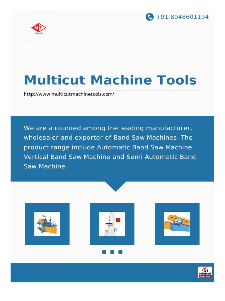 Multicut Machine Tools | PDF | Equipment | Industries