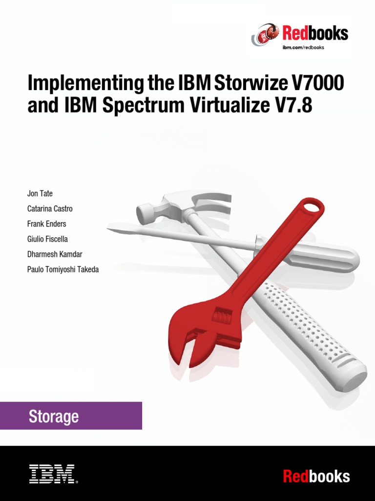 Implementing The IBM Storwize V7000 and IBM Spectrum Virtualize V7.8 | Download Free PDF ...