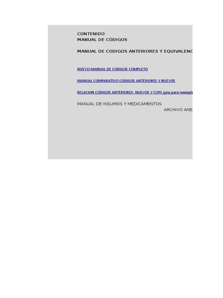Manual Codigos Equivalencias | PDF | Ciencia y matemáticas