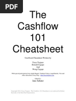 Cashflow 101 Game Sheets | PDF | Debits And Credits | Corporations