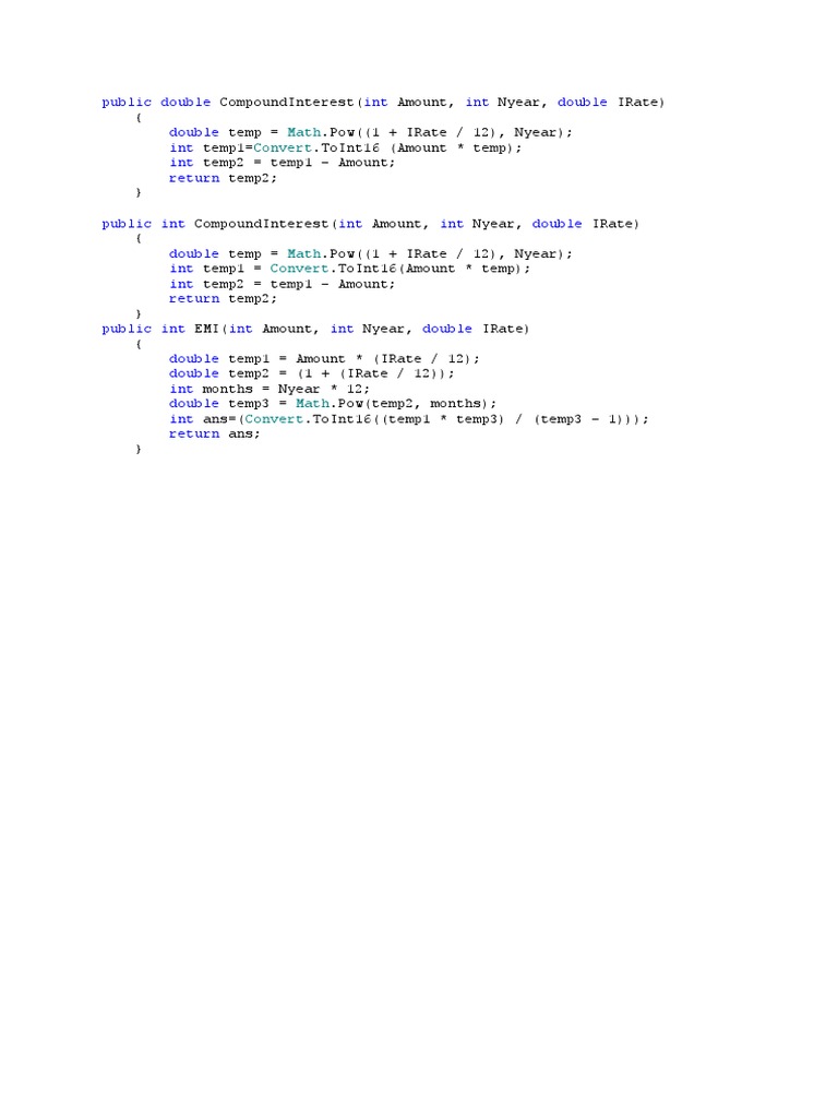 Public Double Int Int Double Double Int Int Return: Math Convert | PDF