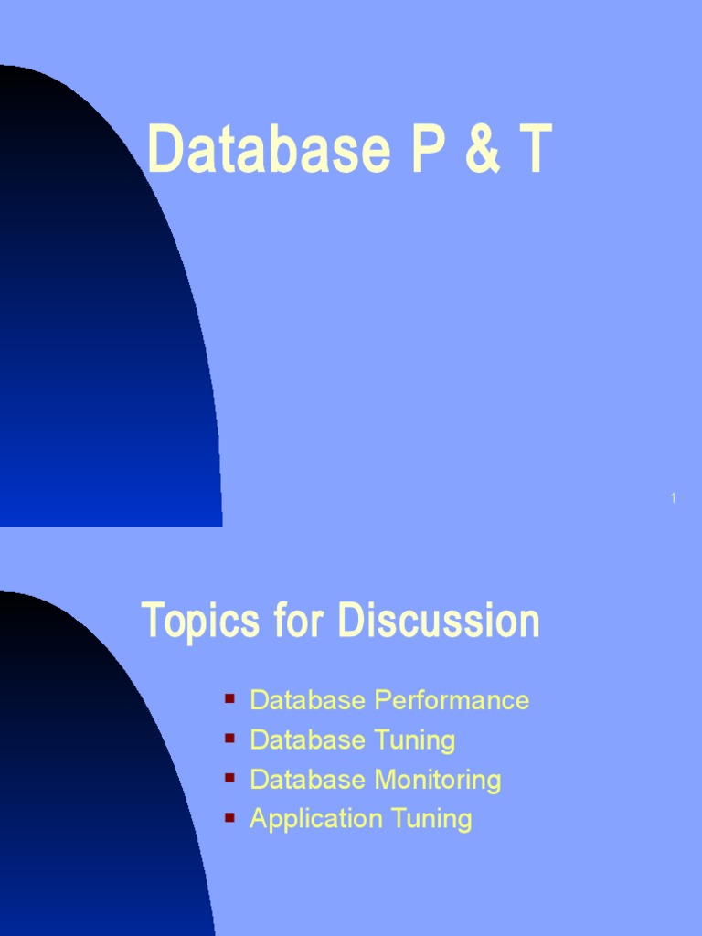 Database Tuning Notes1344 Pdf Oracle Database Databases