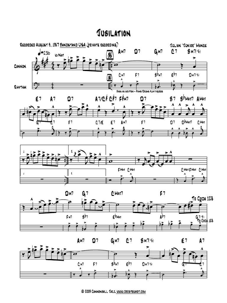 Jubilation | PDF | Popular Music | Jazz