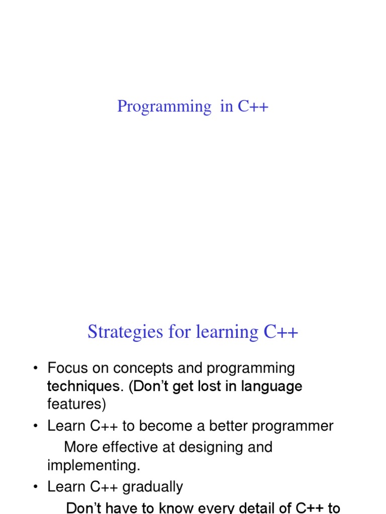 Cpp Prog 1 Pdf Boolean Data Type C 