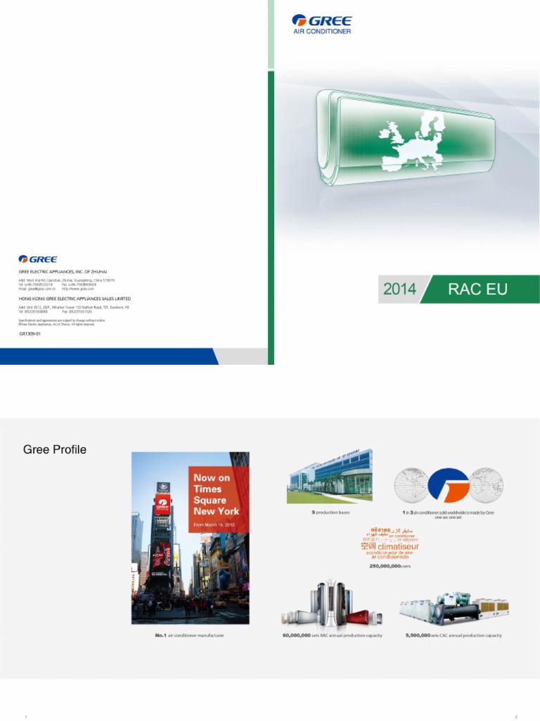 2014 Eu Rac Gree Catalogue | PDF