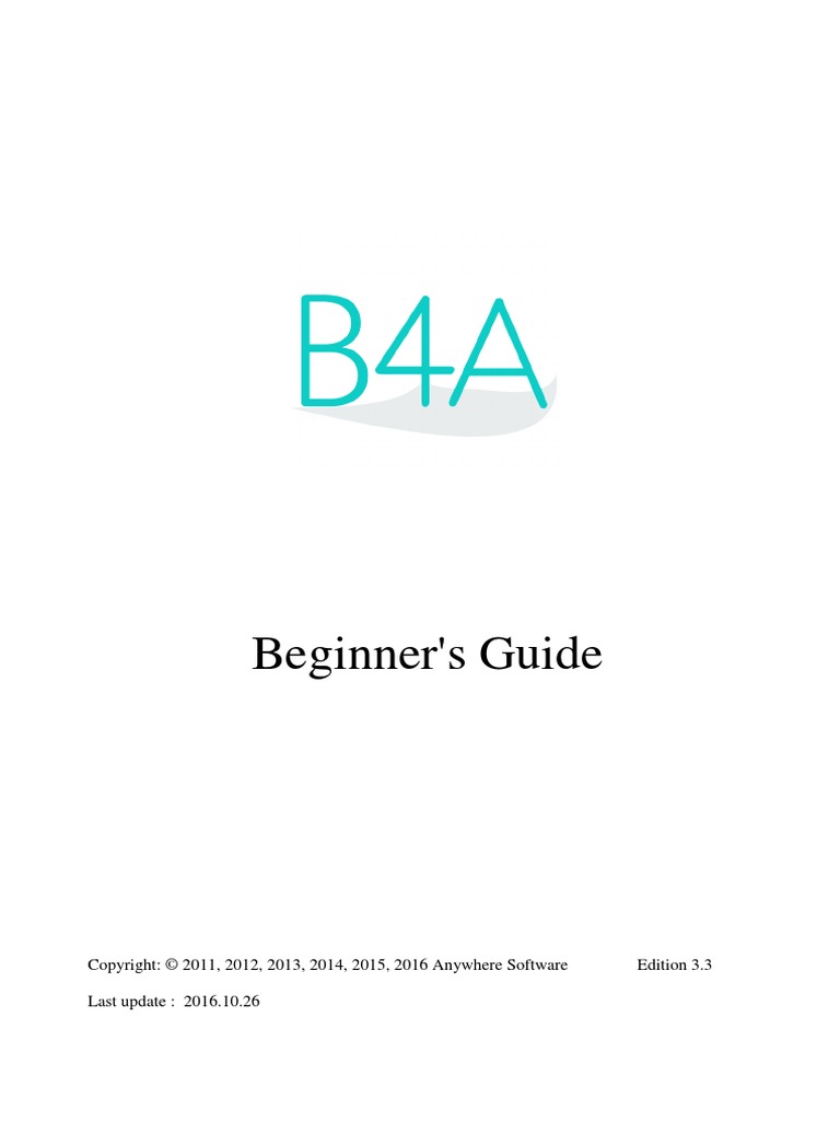 B4ABeginners Guide | PDF | Android (Operating System) | Software Development Kit