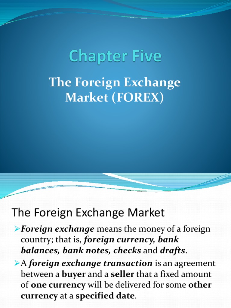Overview of the Foreign Exchange Market | PDF | Foreign Exchange Market ...