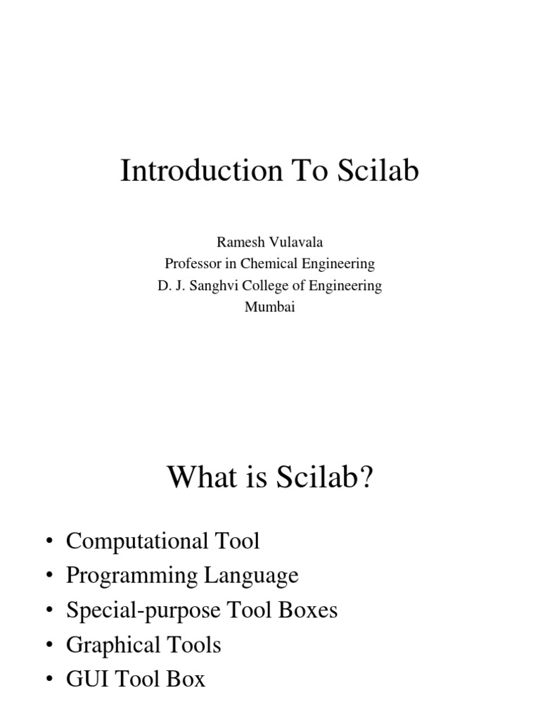 Workshop On Scilab | PDF | Matrix (Mathematics) | Polynomial