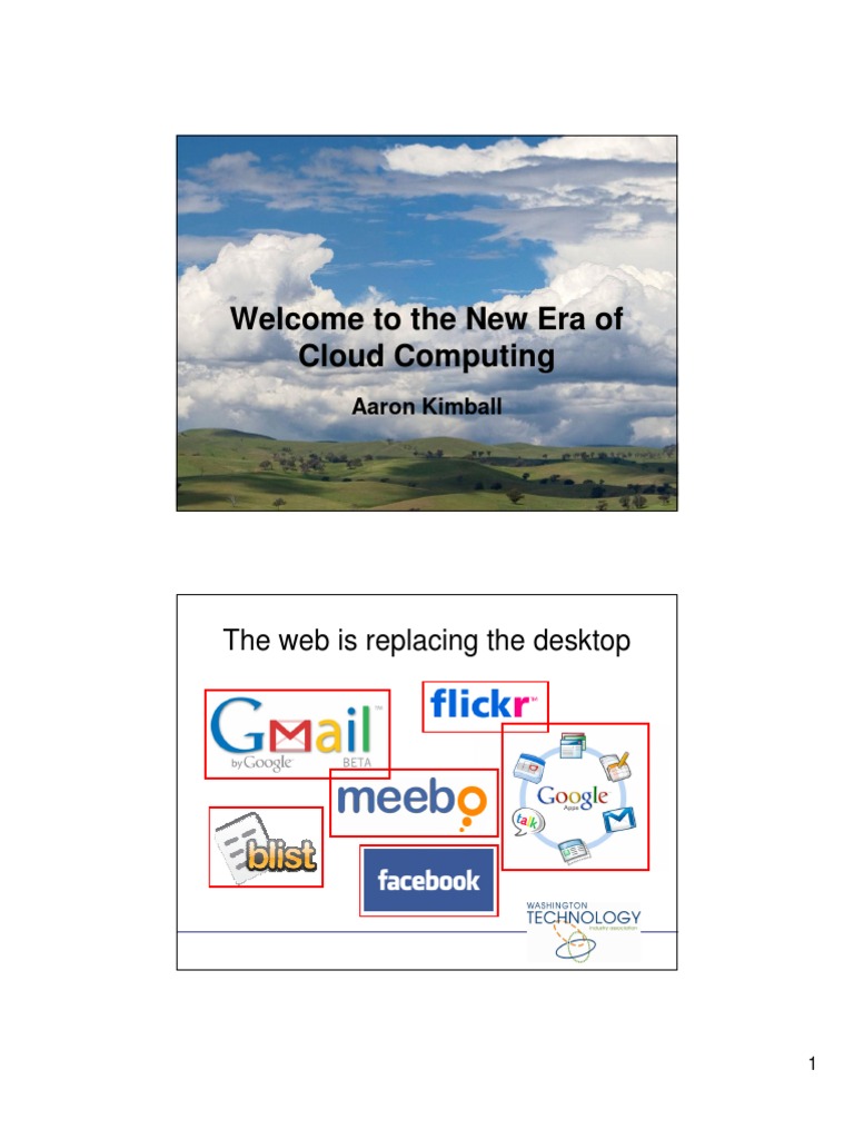 Welcome To The New Era of Cloud Computing: The Web Is Replacing The ...