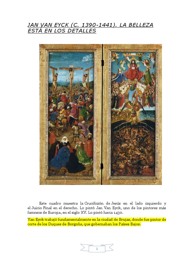 Jan Van Eyck | PDF | Pinturas | Artes (general)