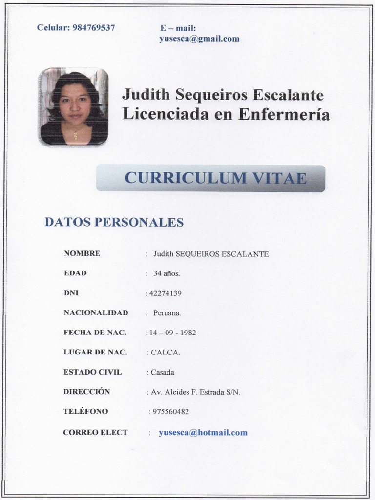 CV Judith | PDF