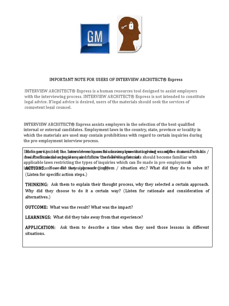 Interview Architect | PDF | Business