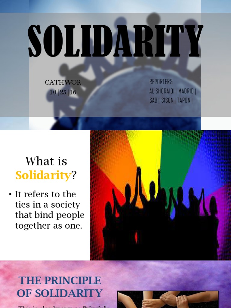 Solidarity Pdf Solidarity Faith