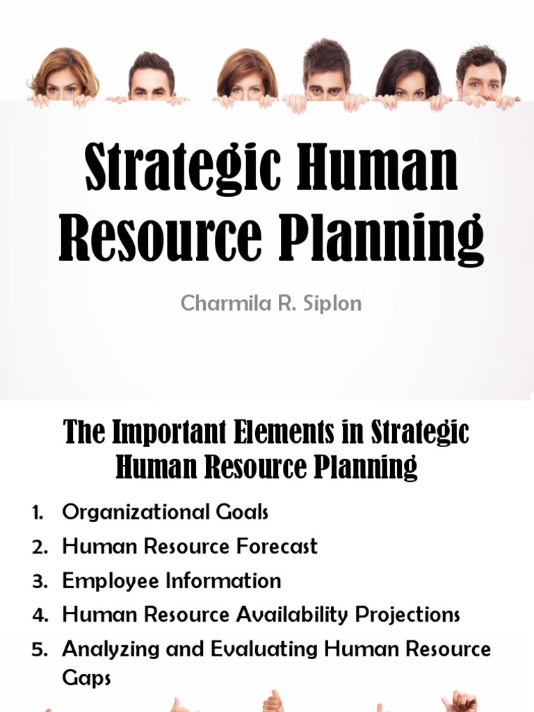 Strategic Human Resource Planning | PDF | Human Resource Management ...