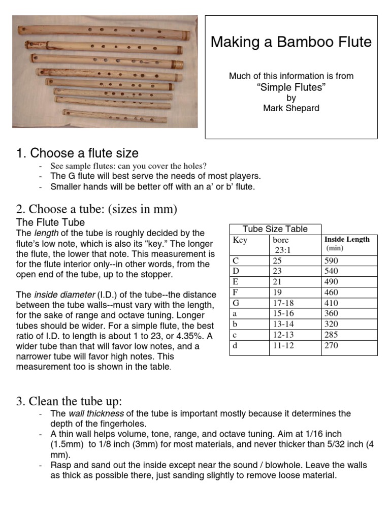 Flute Notes | Flute | Scale (Music)