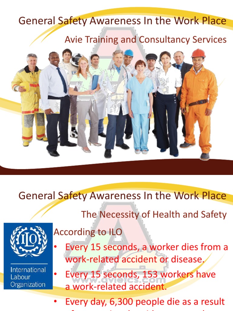 General Safety Awareness in The Work Place | PDF | Occupational Safety ...