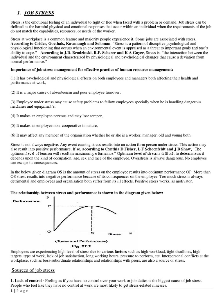 Ob Mba2 | PDF | Occupational Stress | Stress (Biology)