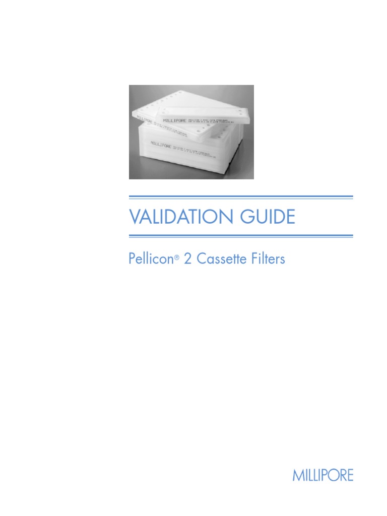 Pellicon 2 Validation Guide PDF | PDF | Membrane | Pressure