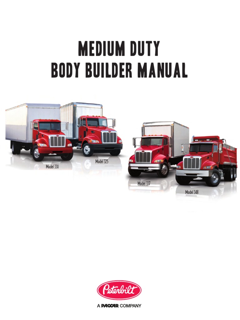 Peterbilt MD Body Builder | PDF | Suspension (Vehicle) | Exhaust Gas