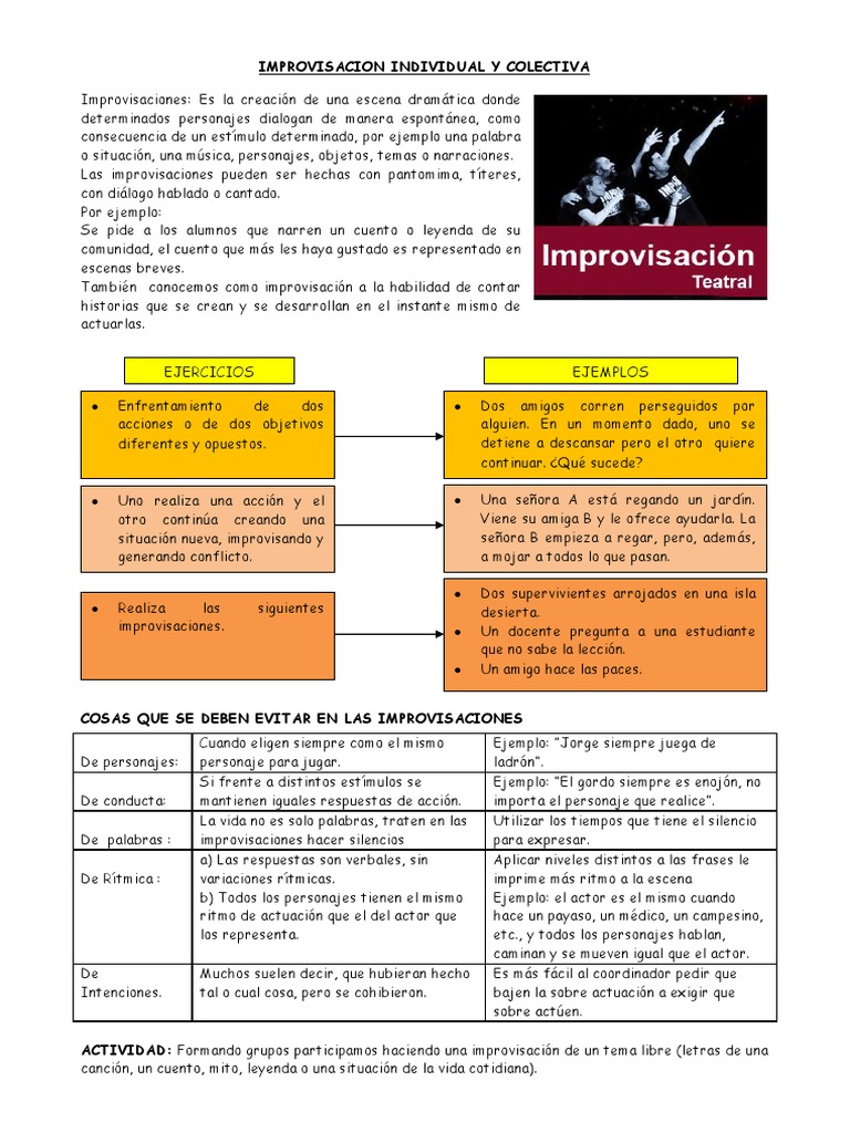 IMPROVISACION | PDF | Improvisación | Ritmo