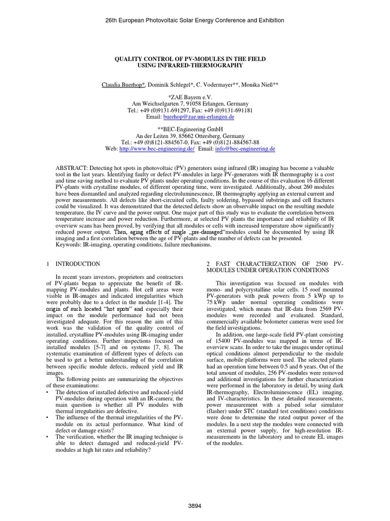 01 Quality Control of Pv-Modules in The Field Using Infrared ...
