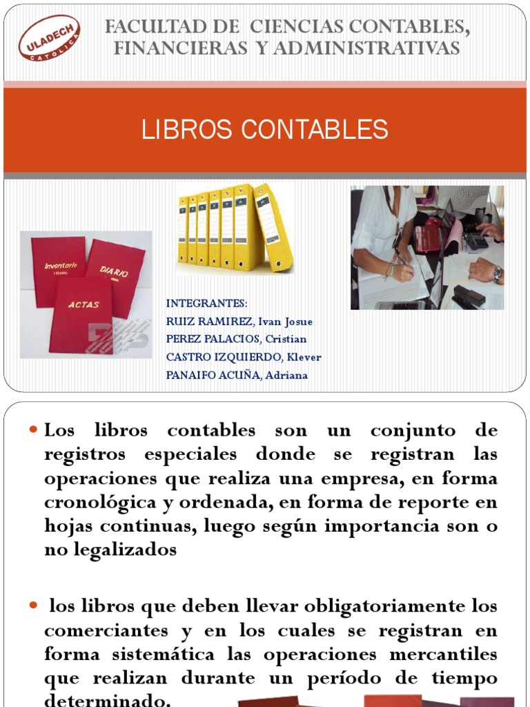 Libros Contables | PDF | Contabilidad | Economias