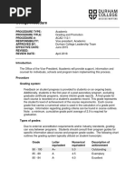 Grading Schema Procedure v1.8 | PDF | Academic Degree | Thesis