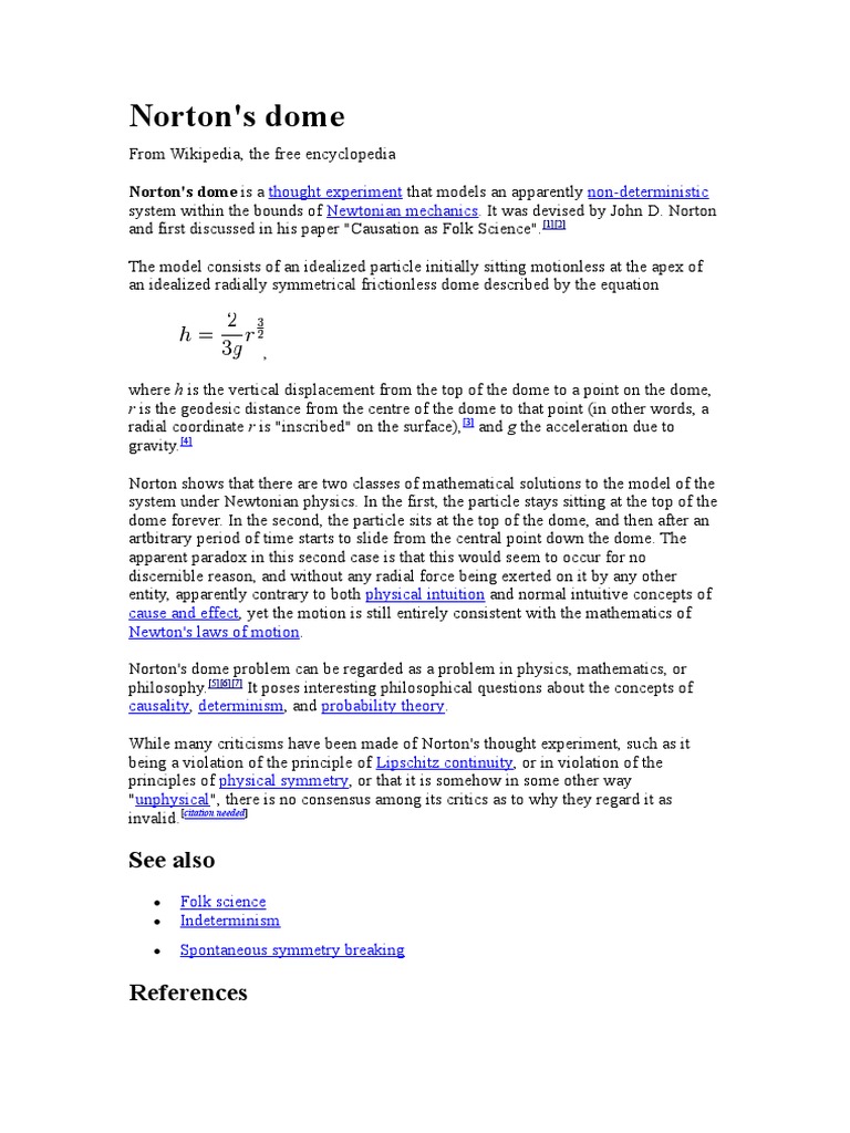 Norton's Dome | Download Free PDF | Mechanical Engineering | Academic ...
