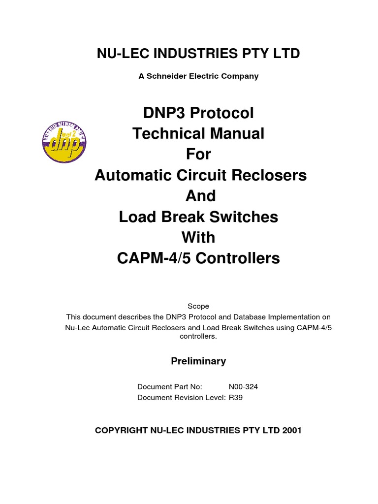 DNP3.0 Technical Manual PDF | PDF | Scada | Communications Protocols