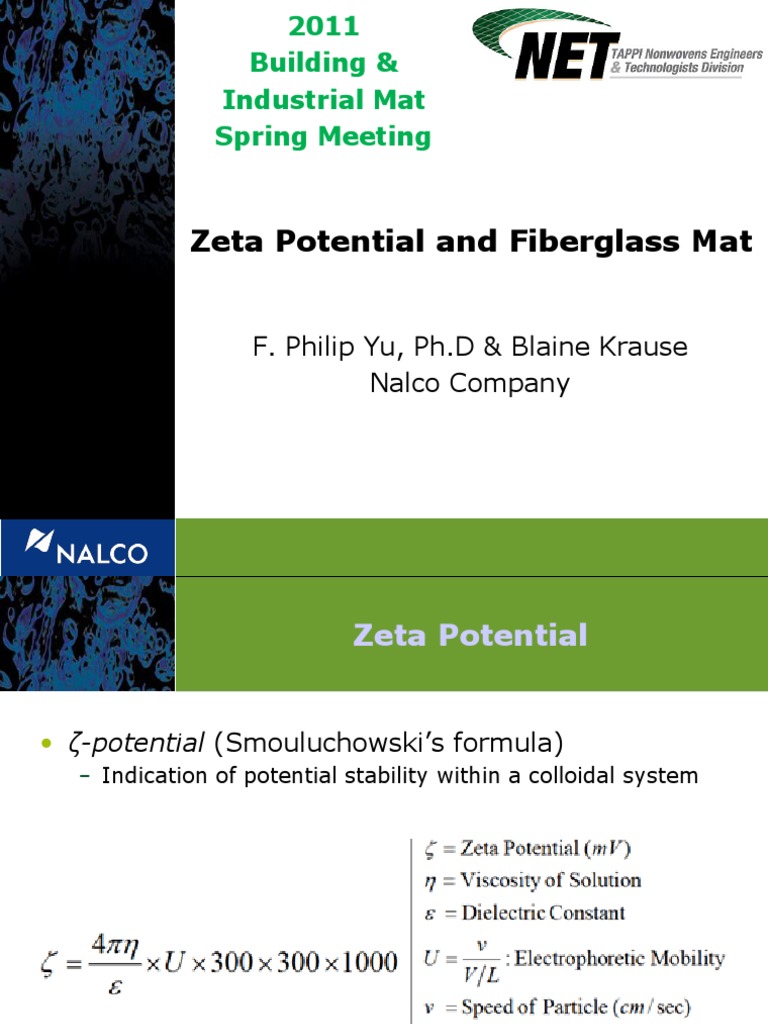 Zeta Potential Presentation | PDF | Ion | Soft Matter