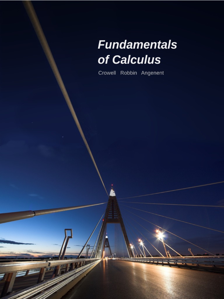 Fundamentals of Calculus PDF | PDF | Trigonometric Functions | Integral