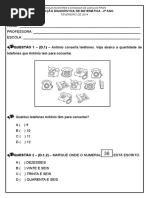 prova caed 2025 2 ano aplicador matematica M0208_APLIC | PDF