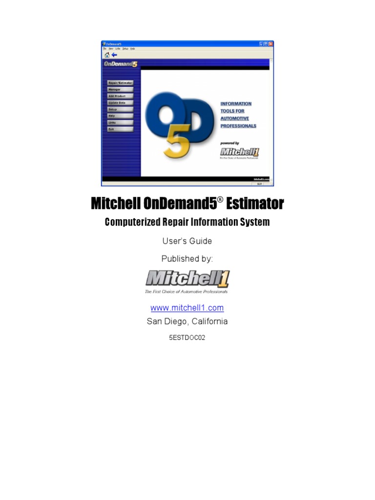 OnDemand5 Estimator | PDF | Installation (Computer Programs ...
